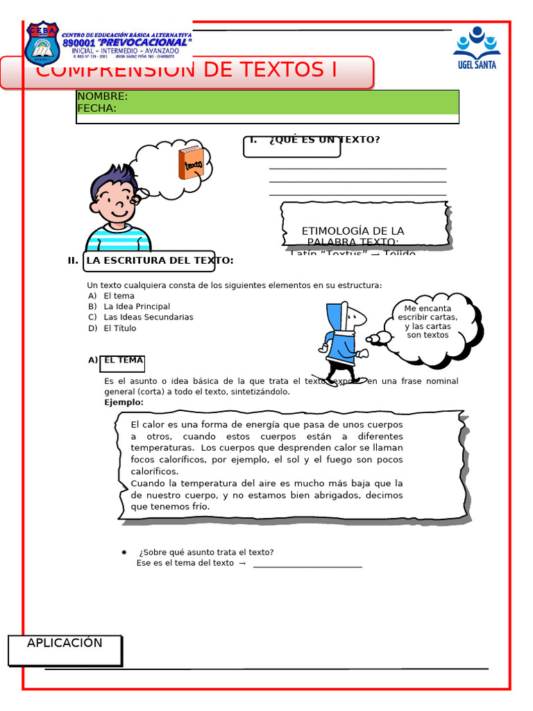 Comprensión de Textos para Segundo de Secundaria | PDF | Charles Darwin ...