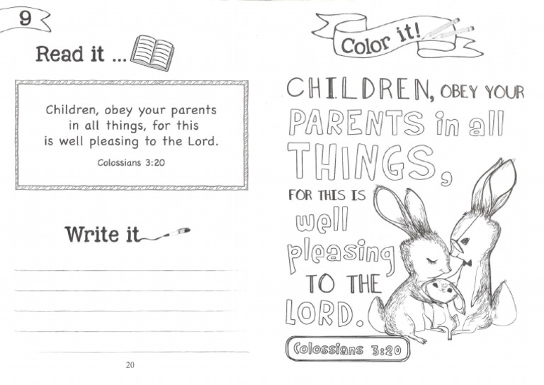 p20 21 Colossians 3 20 | PDF