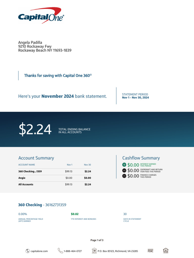 Capital One | PDF | Transaction Account | Overdraft
