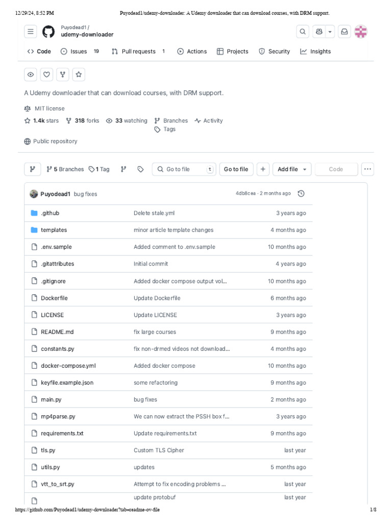 Udemy Course Downloader with DRM | PDF | Http Cookie | Encryption