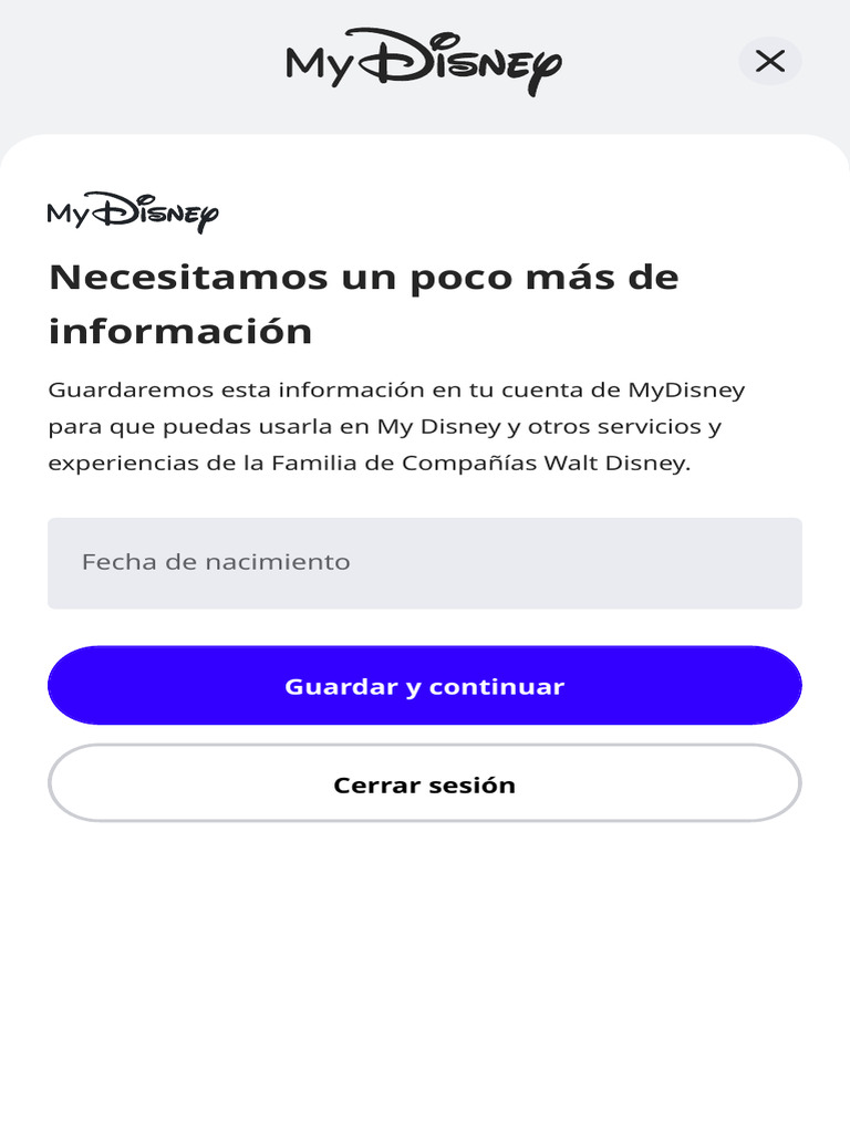 MyDisney Account | PDF