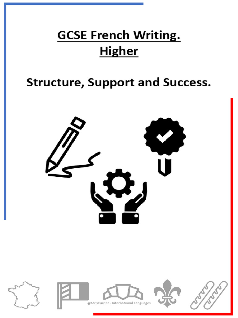 GCSE French Writing Guide: Higher Level | PDF | Vocabulary | Question