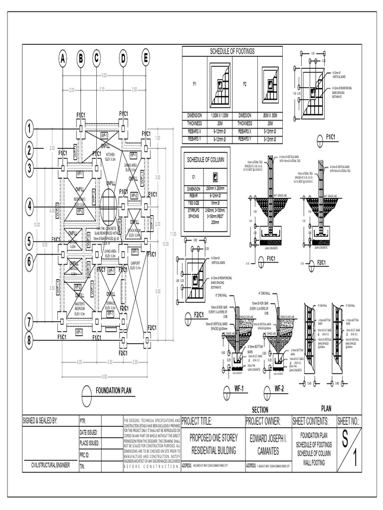 011STRUCTURALBUNGALOW | PDF | Concrete | Structural Steel
