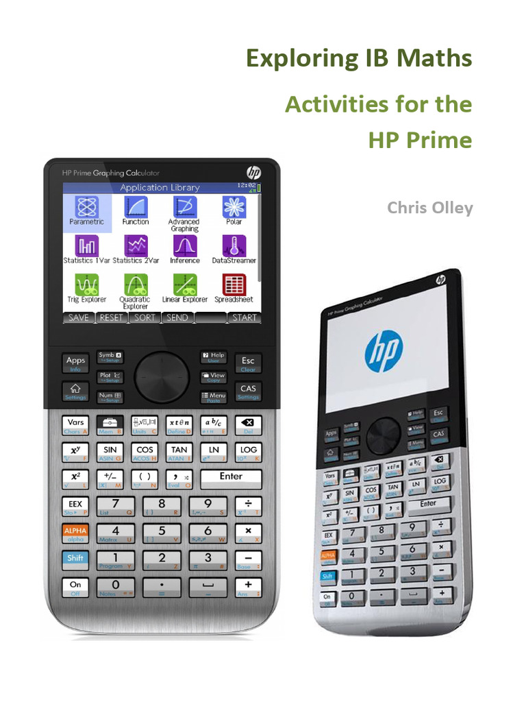 Learning Ib Diploma Maths With HP Prime | PDF | Matrix (Mathematics ...