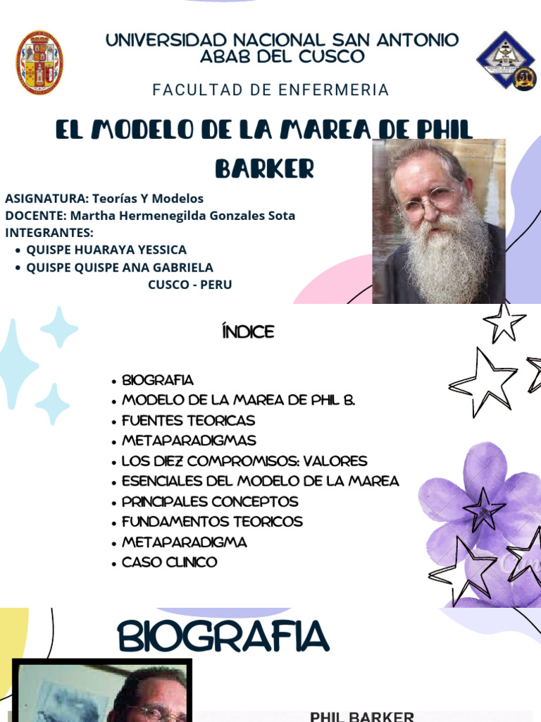 Modelo de la Marea de Phil Barker | PDF | Enfermería | Ansiedad