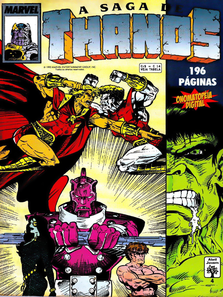 A Saga de Thanos - 004 | PDF