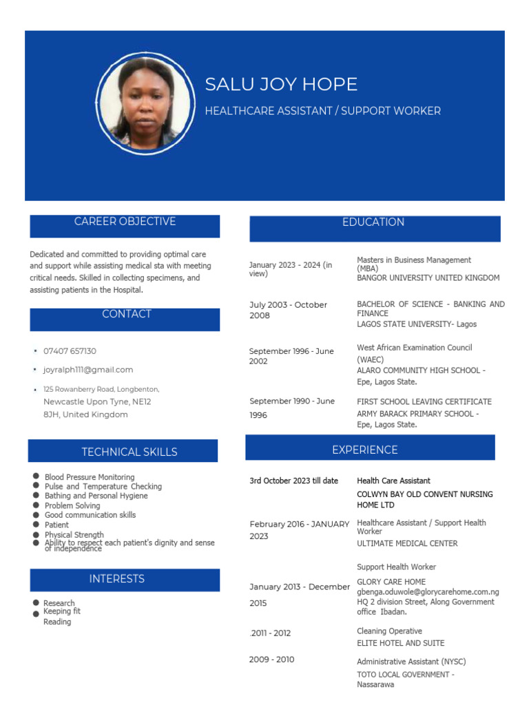 Mrs Joy cv new.pdf_20240211_163325_0000 | PDF | Health Care | Public Services