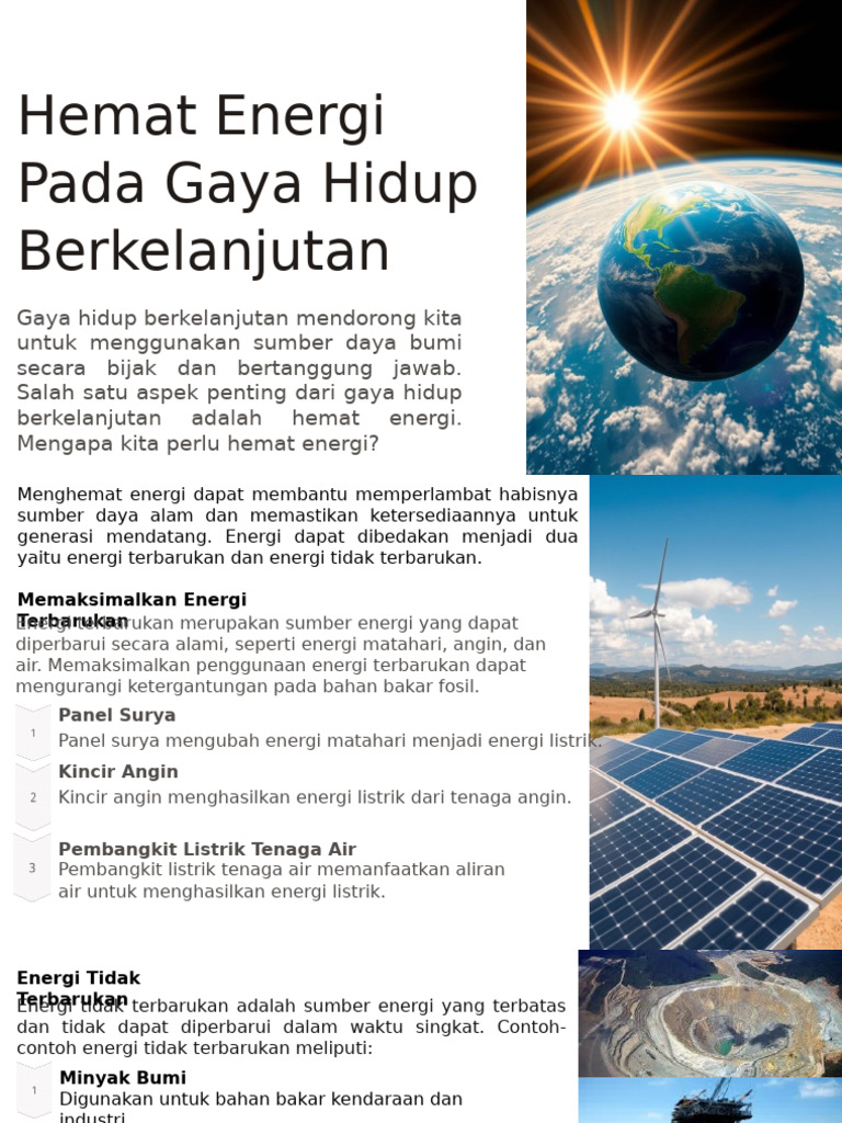 Materi Hemat Energi (Fernando) | PDF