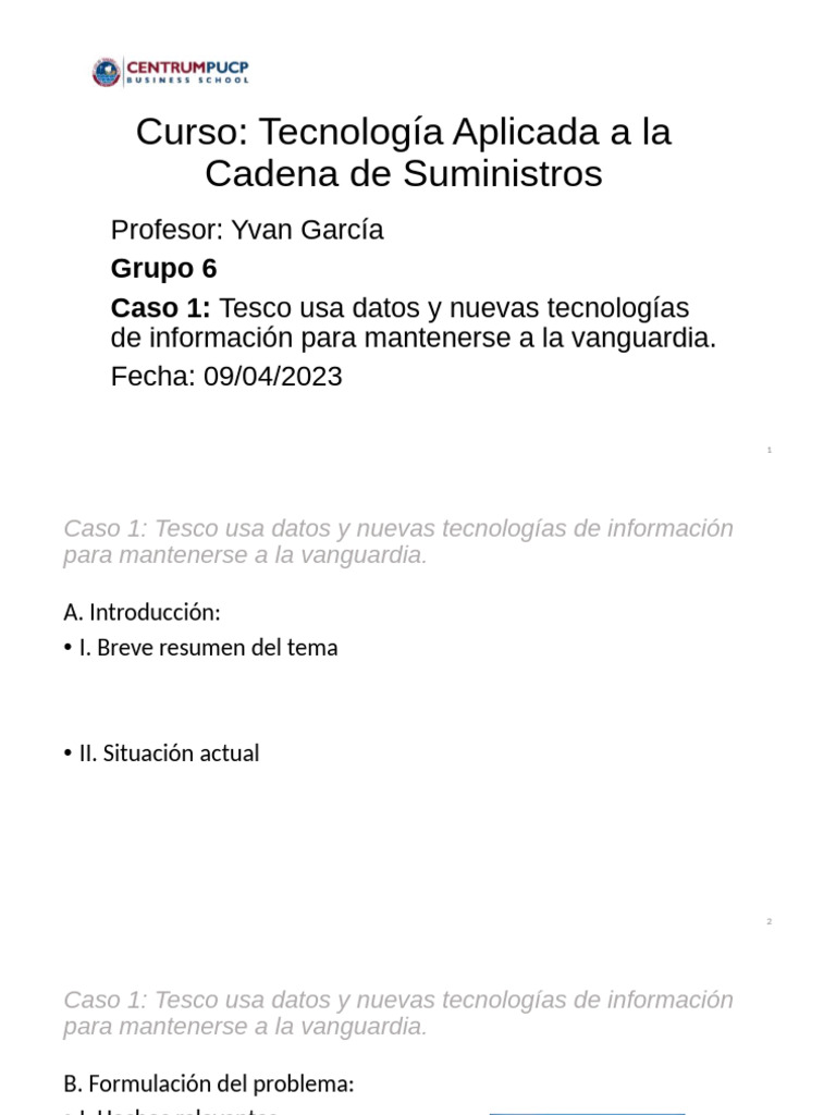 Tesco y el uso de TIC para la eficiencia | PDF | Business | Los ...