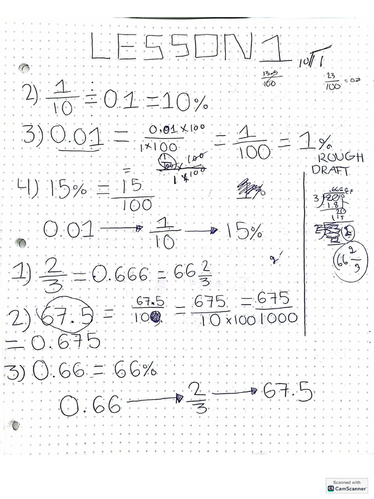 math percent work | PDF