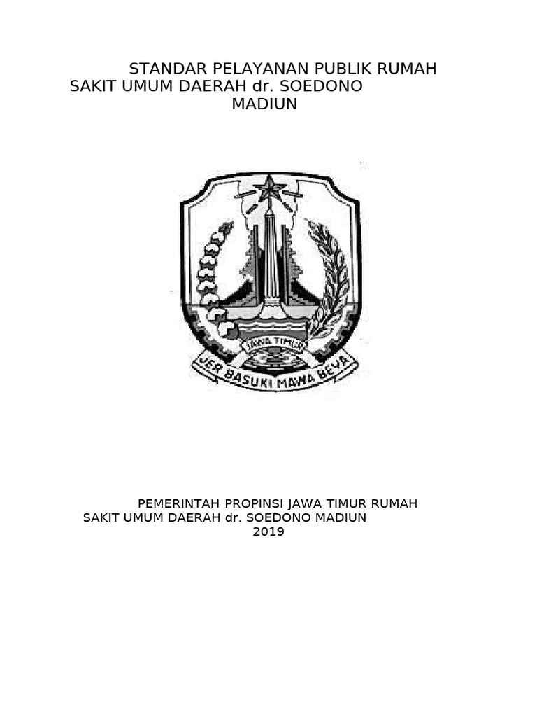 Standar Pelayanan RSUD Soedono Madiun | PDF