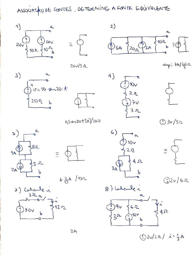 2 Circuitos Elétricos - Ex02 Trab1 | PDF