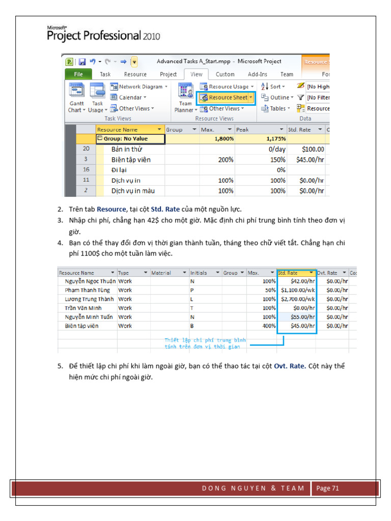 Huong-Dan-Su-Dung-Microsoft-Project-2010-Trang-8 | PDF