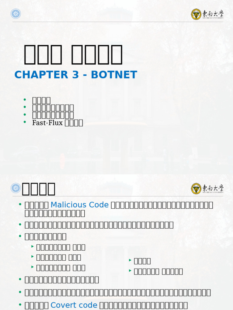 Chapter 3 Botnet | PDF