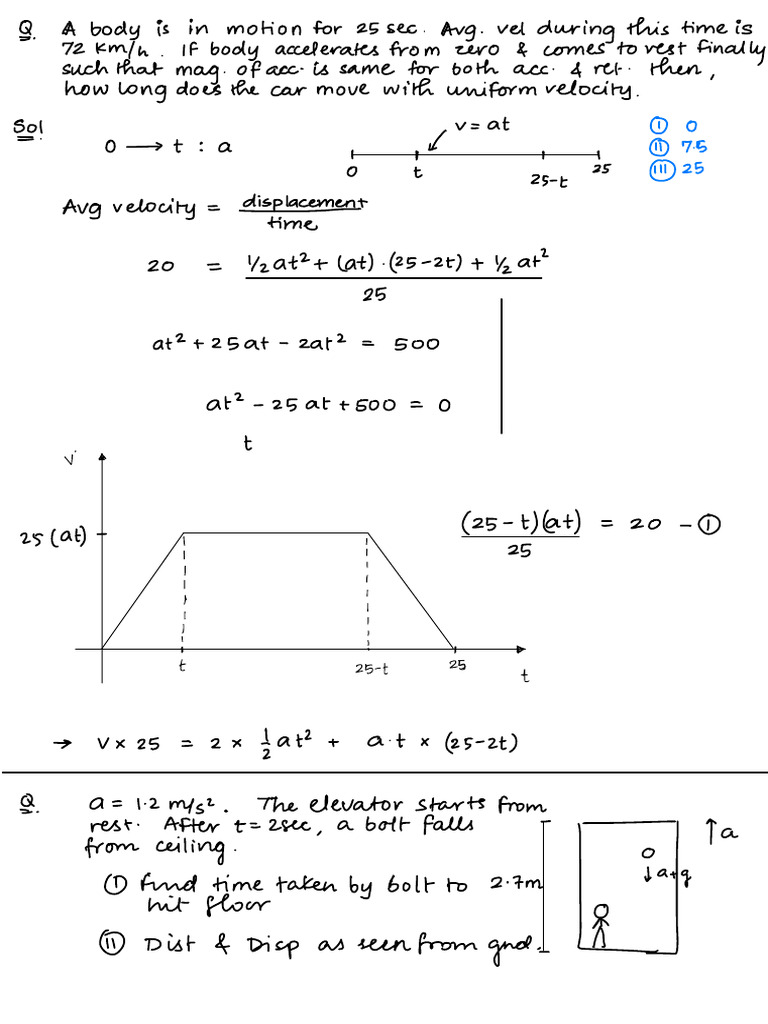 Kinematics - 2 | PDF