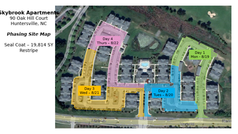 Skybrook Apts Phasing Site Map | PDF