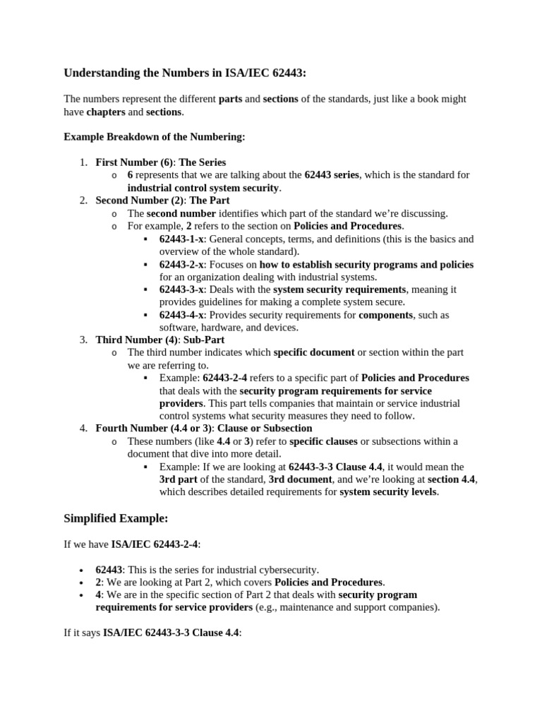 Understanding ISA/IEC 62443 Structure | PDF