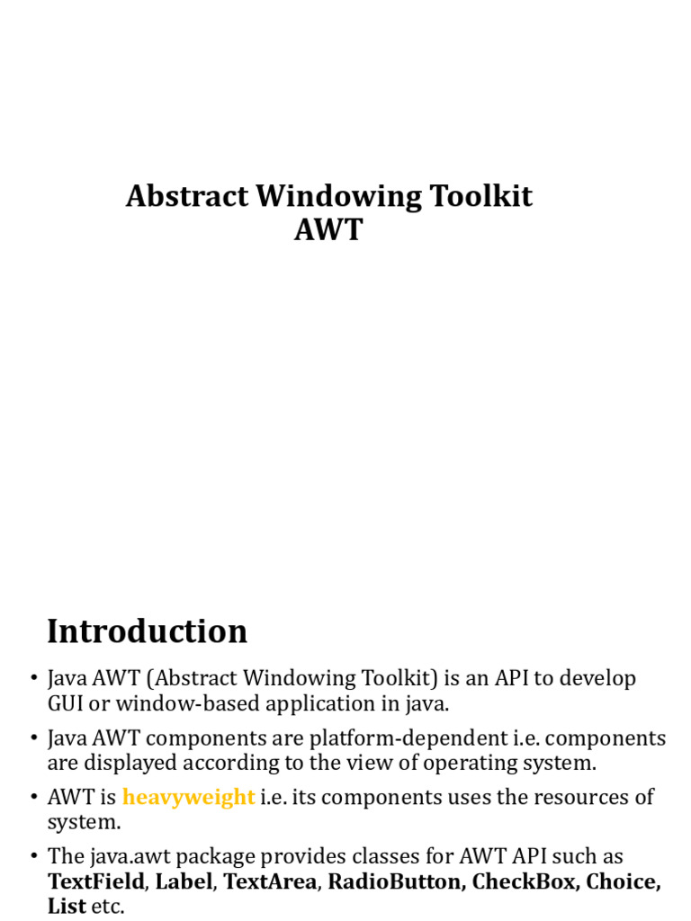 AJP CHP 1 | PDF | Dialog Box | Constructor (Object Oriented Programming) AJP CHP 1 | PDF | Dialog Box | Constructor (Object Oriented Programming)