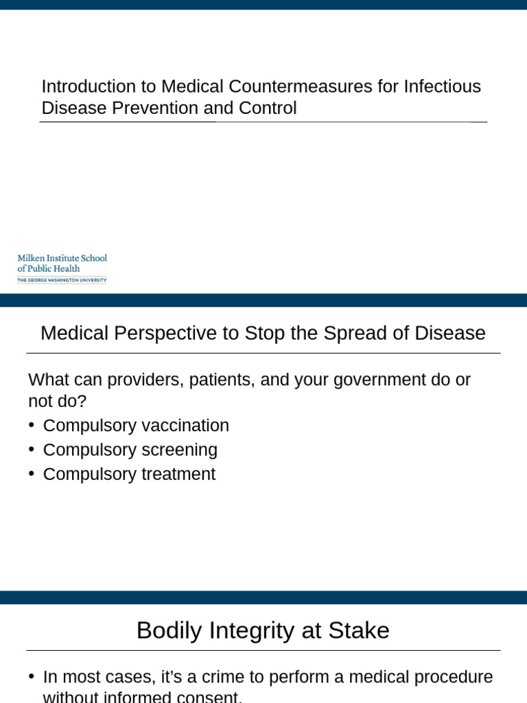 Medical Countermeasures: Ethics & Law | PDF | Search And Seizure ...