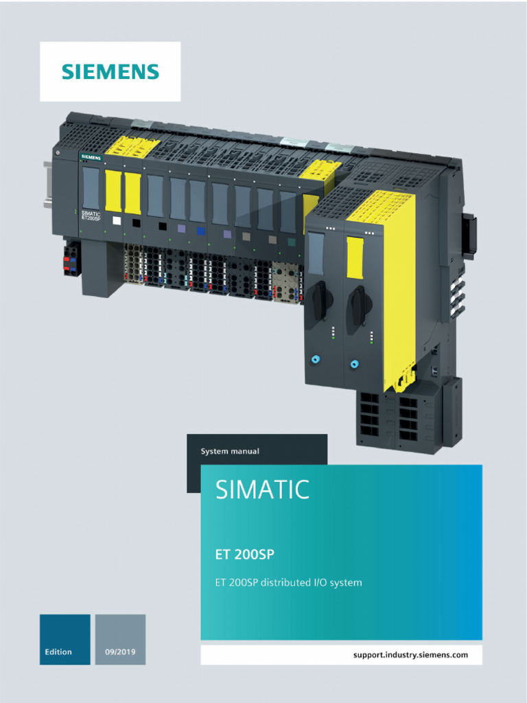 ET 200SP Distributed IO System System Manual | PDF | Computer Program ...