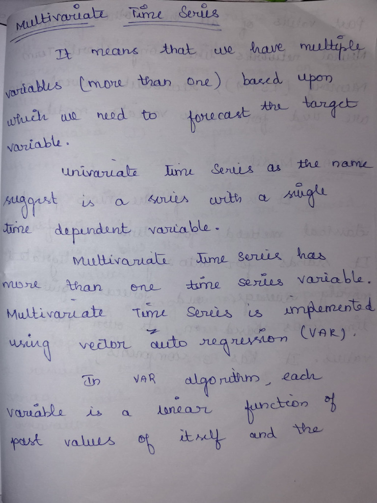 Multivariant model | PDF