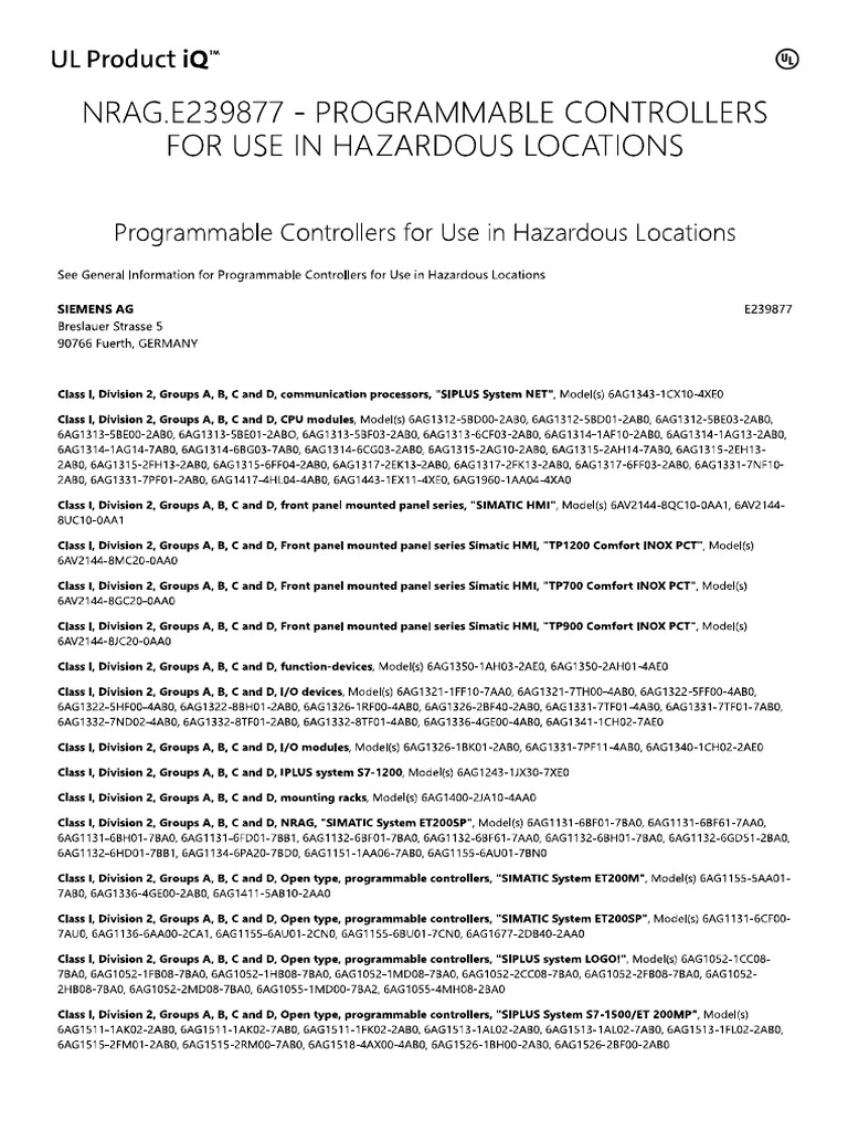 A5E31824011A-NRAG.E239877 | PDF
