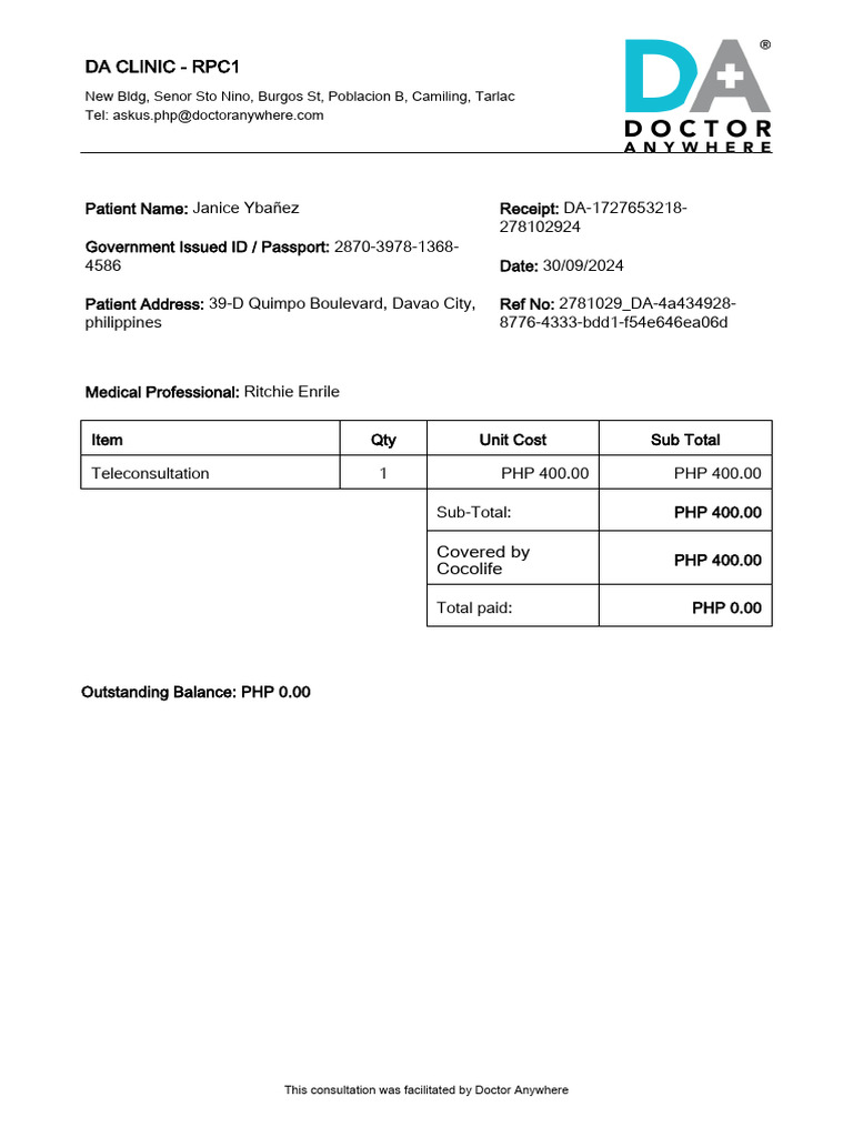 Combined Receipt | PDF