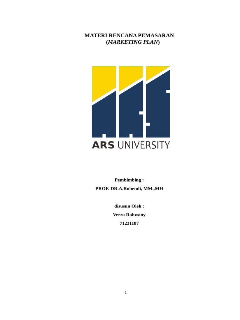 Uts Marketing Plan | PDF