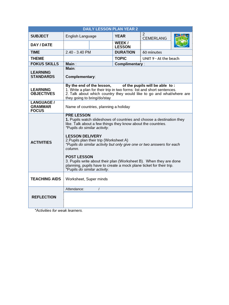 RPH 04112024 | PDF | Subject (Grammar) | Lesson Plan