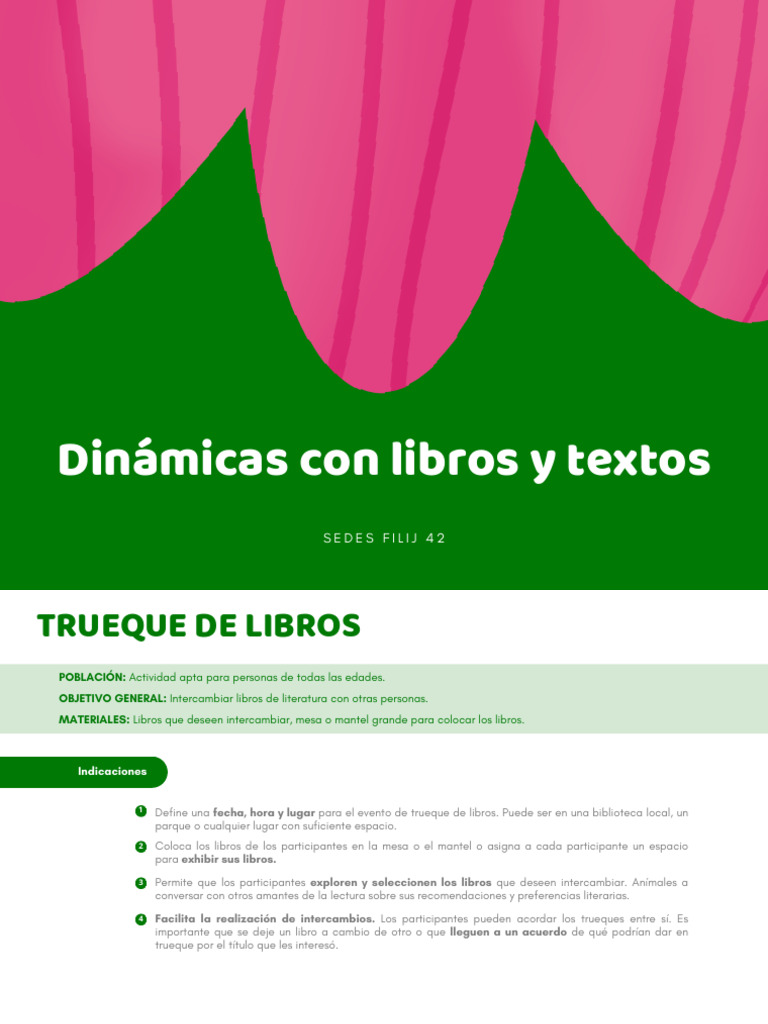 Dinámicas Con Libros y Textos | PDF | Libros