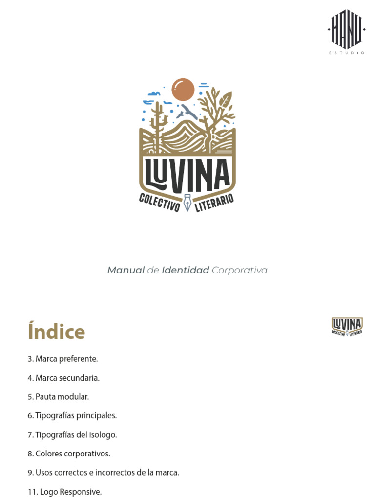 Manual de Identidad - Luvina CL | PDF | Marca | Logos