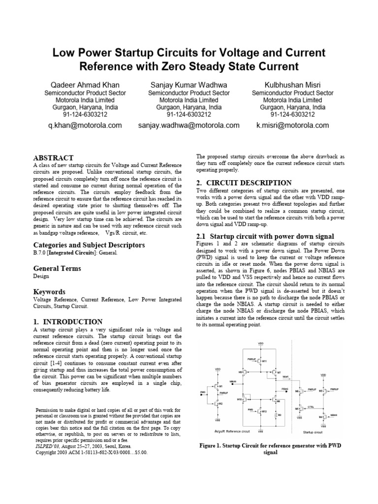 08 1 Startup Circuits | PDF | Electrical Network | Mosfet