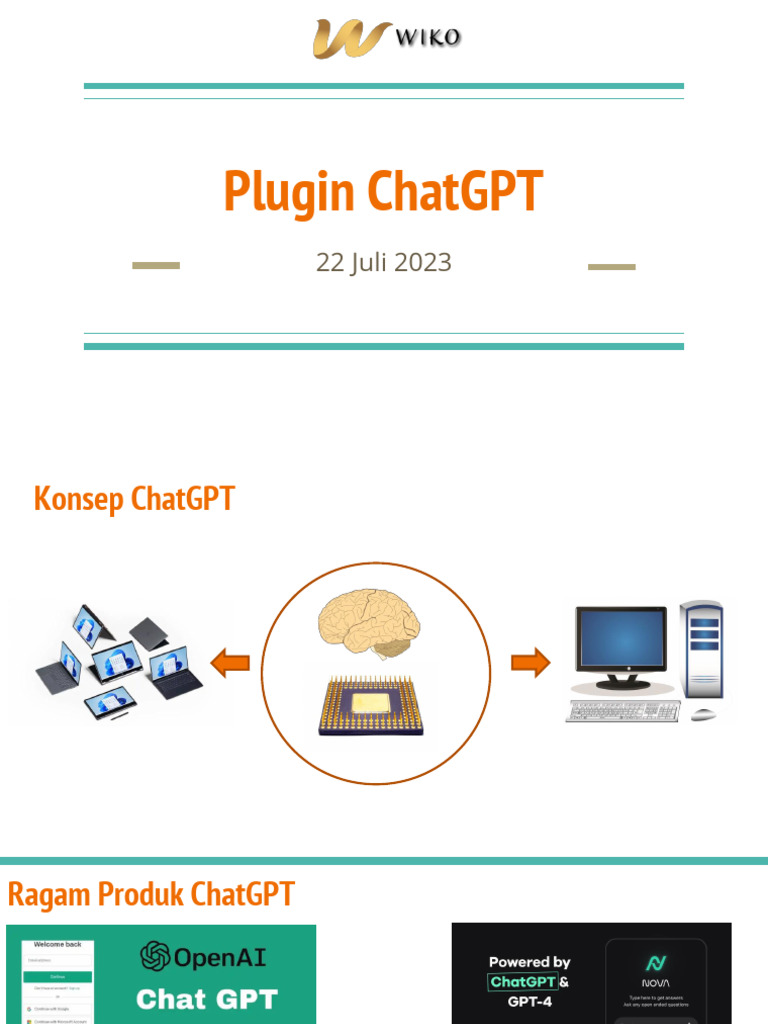 AI-WIKO-ChatGPT-H2-Sesi7-Plugin ChatGPT | PDF