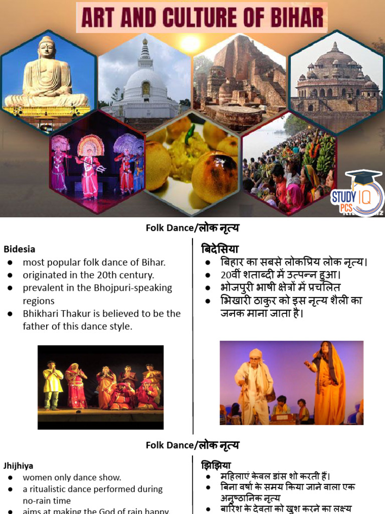 Bihar GK - Art and Culture | PDF