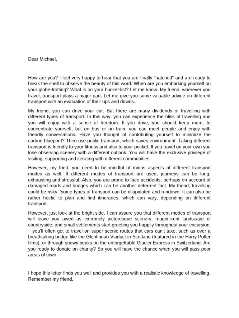 Dear Michael | PDF