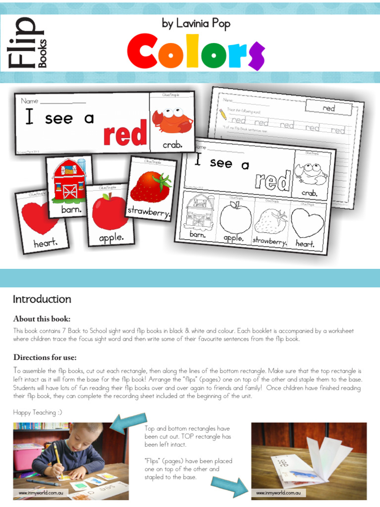 Flip Books - Colours 38P | PDF