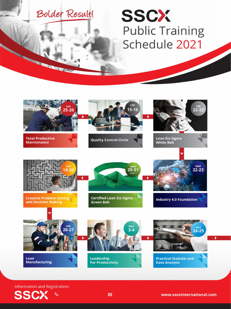 6. SSCX Public Training Schedule 2021 | PDF