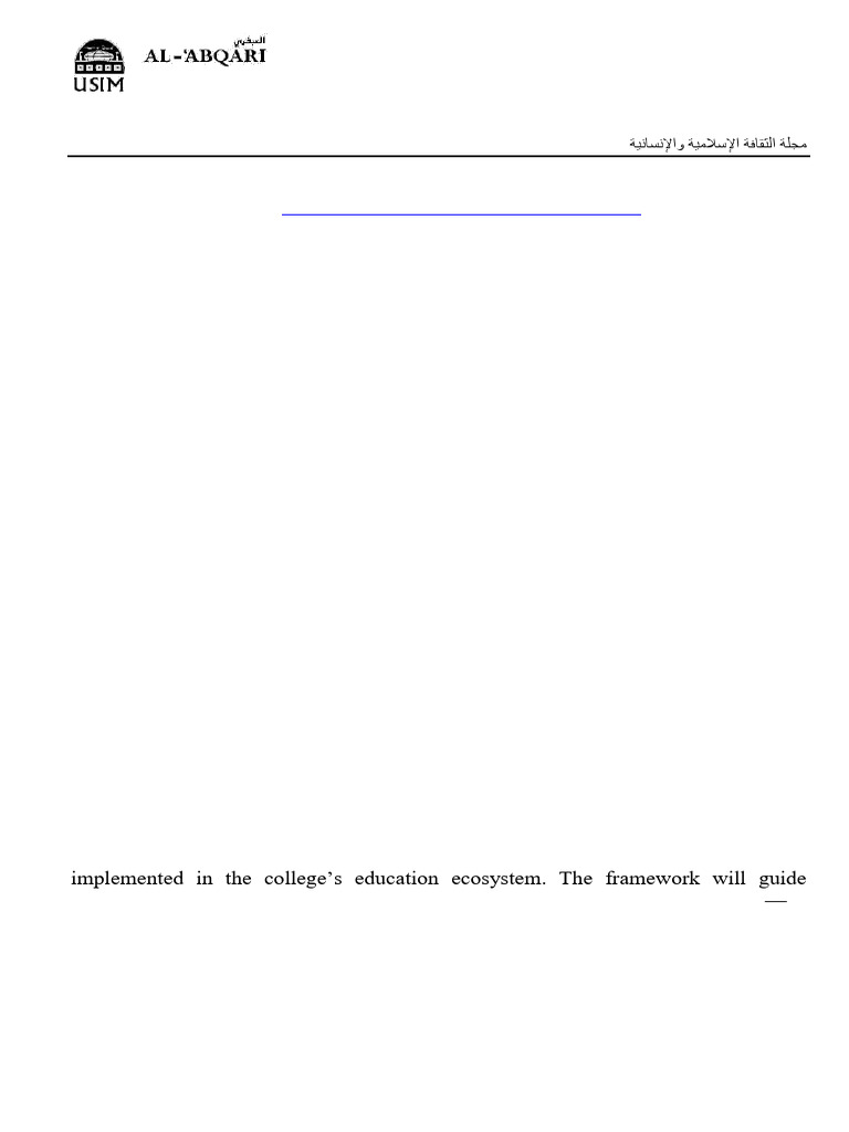 RAAIS Character Ethic Framework: Integrating The Civilisational Values ...