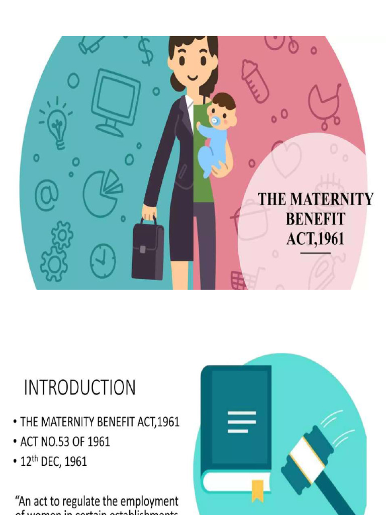 Maternity Benefit Act | PDF