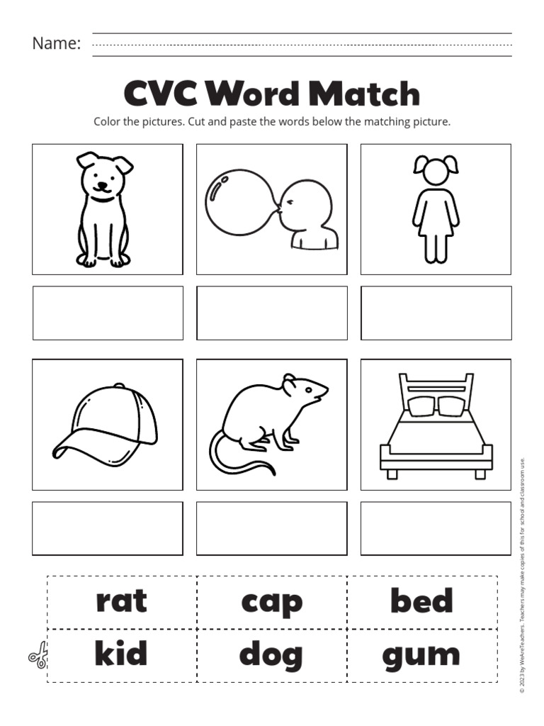 WeAreTeachers-CVC-Worksheet-Bundle | PDF