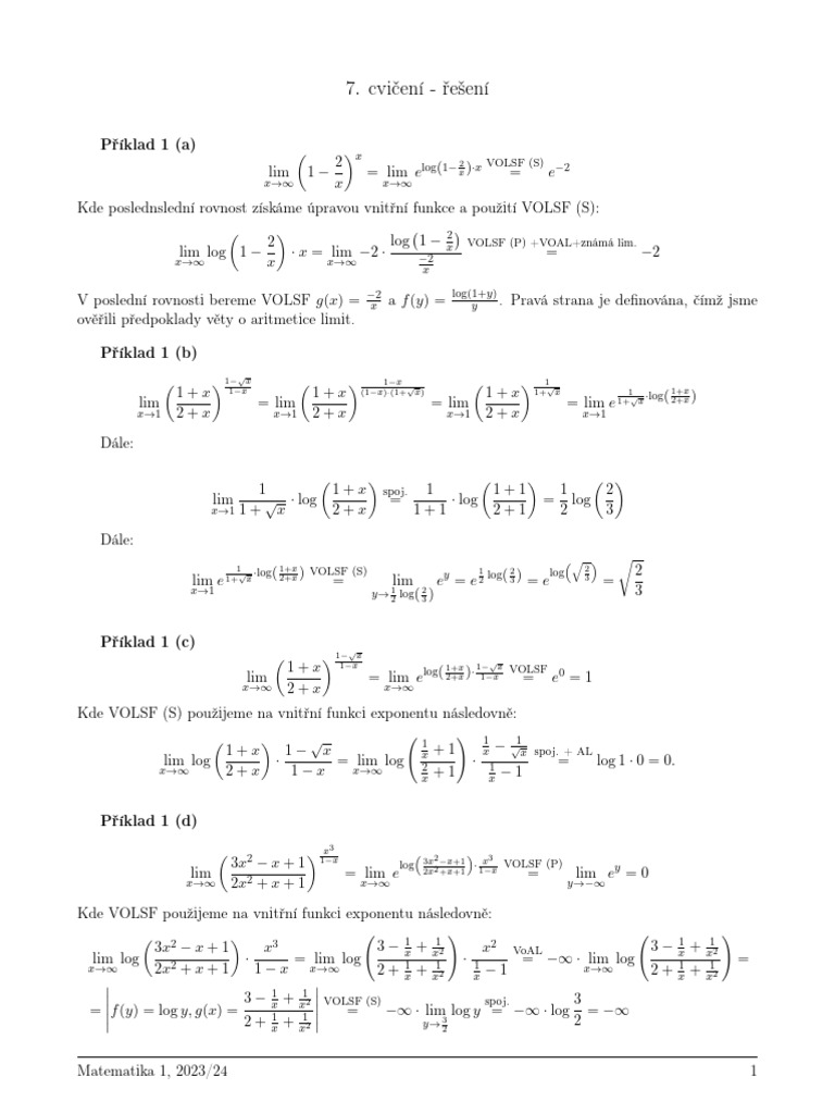 Resene Priklady 7 | PDF