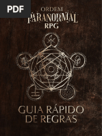 Ordem Paranorma RPG - Guia Rapido de Regras | PDF | Jogos de RPG | Tempo