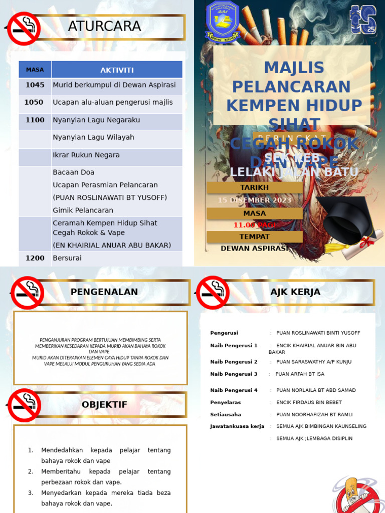 Buku Program Rokok Dan Vape | PDF