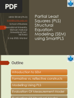 Smart PLS: Fundamentals and Analysis | PDF | Structural Equation ...