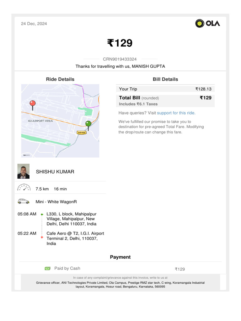 CRN9019433324 | PDF | Invoice | Payments
