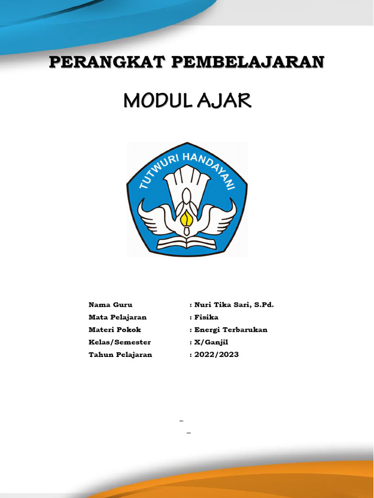 Modul Ajar Kurmer (1) | PDF