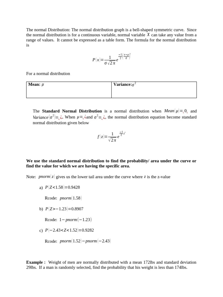 Chapter 5 Review Elementary Statistics | PDF | Normal Distribution ...