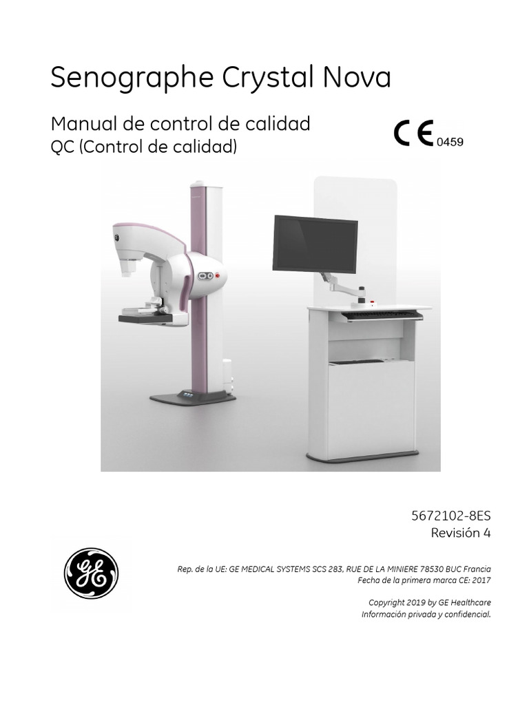 Senographe Crystal Nova Quality Control Manual-Spanish - Form - 72102 ...