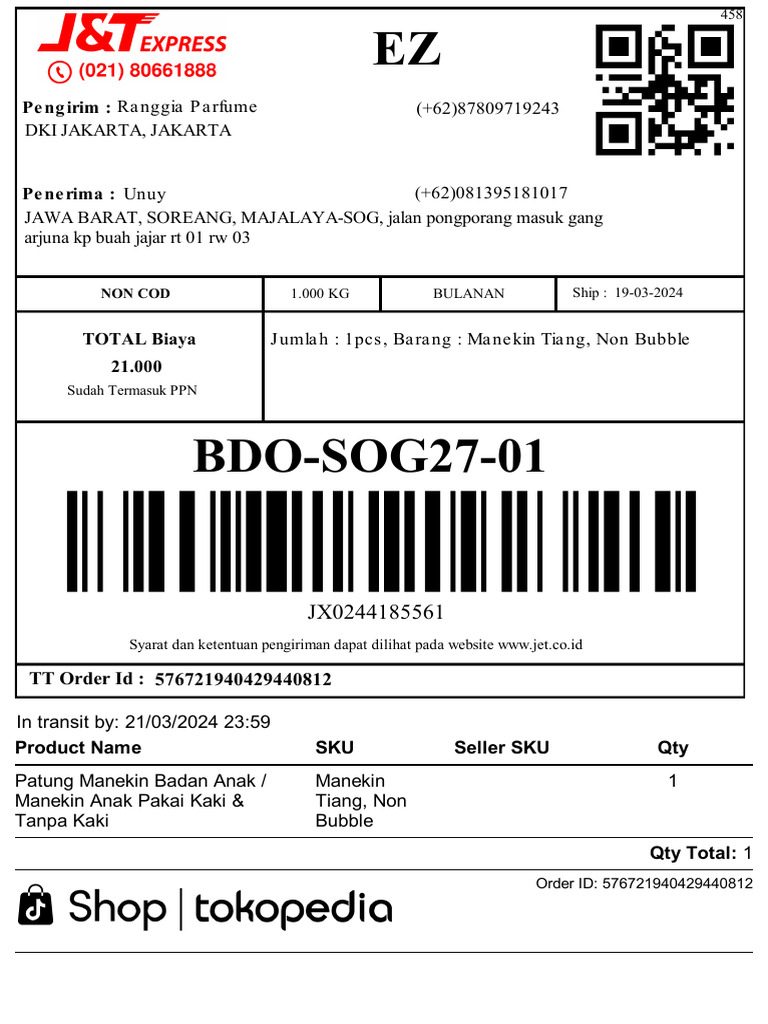03-19 - 12-53-50 - Shipping Label+packing List | PDF