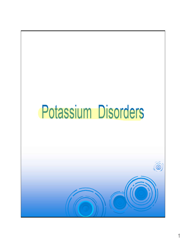 Potassium - Pdf-Notes - 201303071751 | PDF | Medical Specialties ...